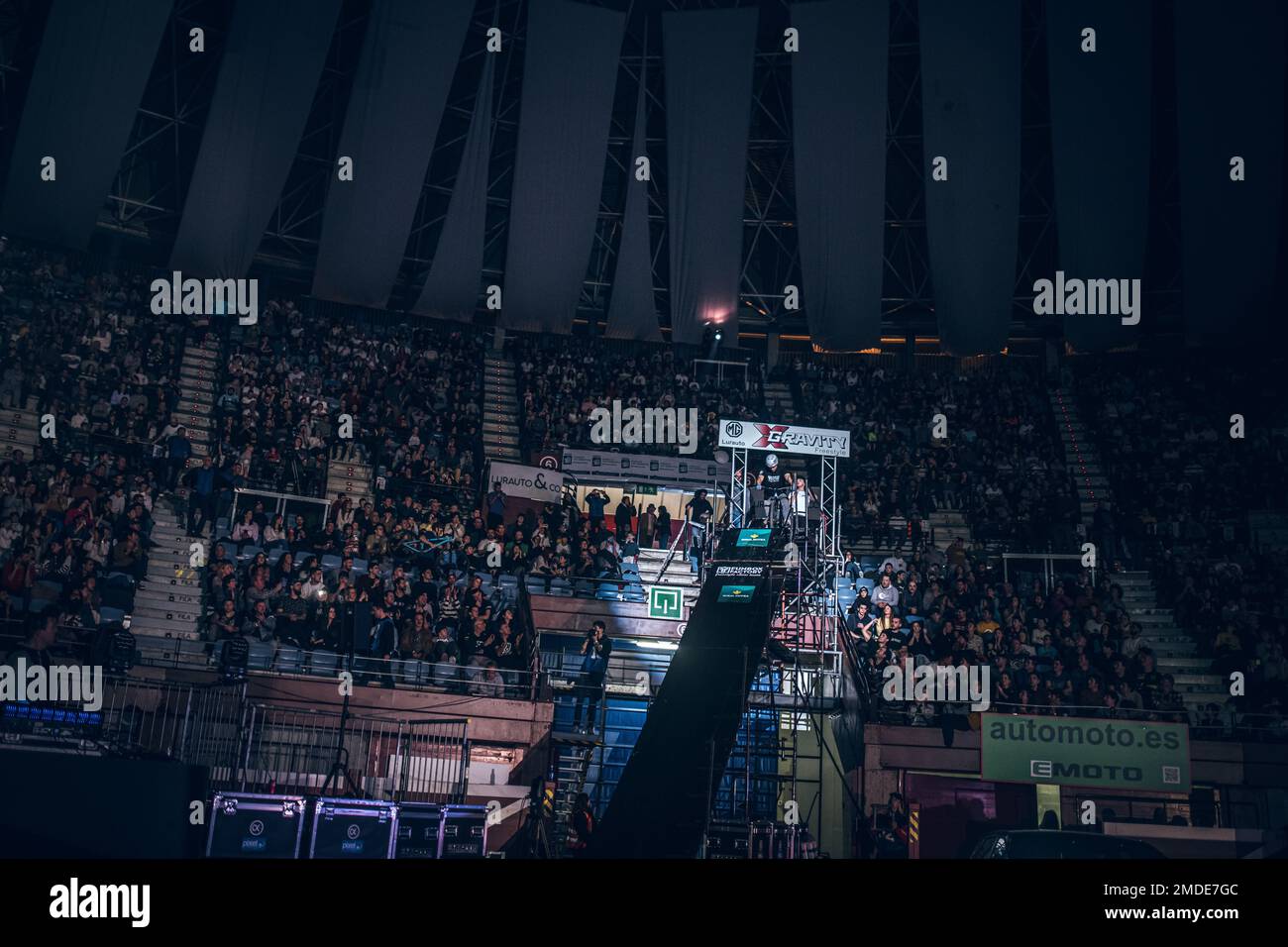 Bmx rider in action at an event in Spain Stock Photo - Alamy