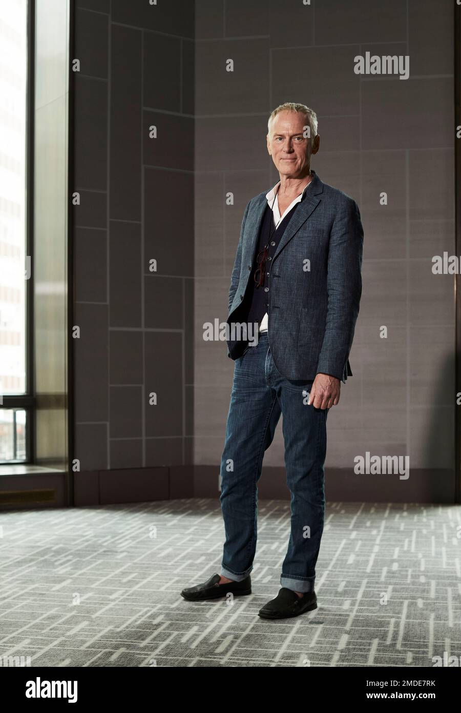 Director Alan Taylor poses for a portrait in New York on Sept. 23, 2021 ...