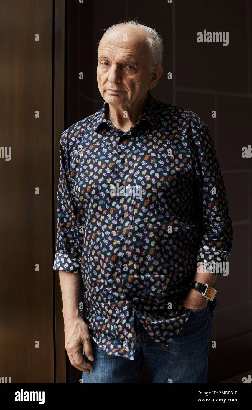 David Chase poses for a portrait in New York on Sept. 23, 2021 to ...