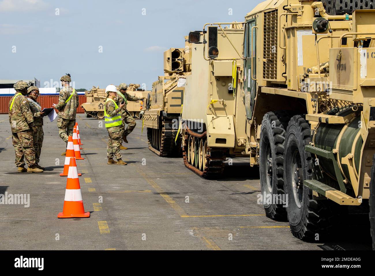 Vehicles belonging to 3rd Armored Brigade Combat Team, 1st Cavalry ...