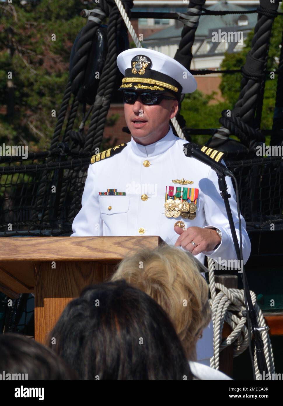 BOSTON (July 22, 2022) - Guest speaker, Director, Reserve Warfare ...