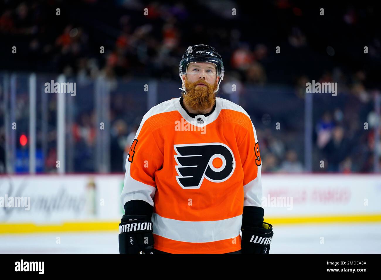 Philadelphia Flyers' Ryan Ellis plays during a preseason NHL hockey ...