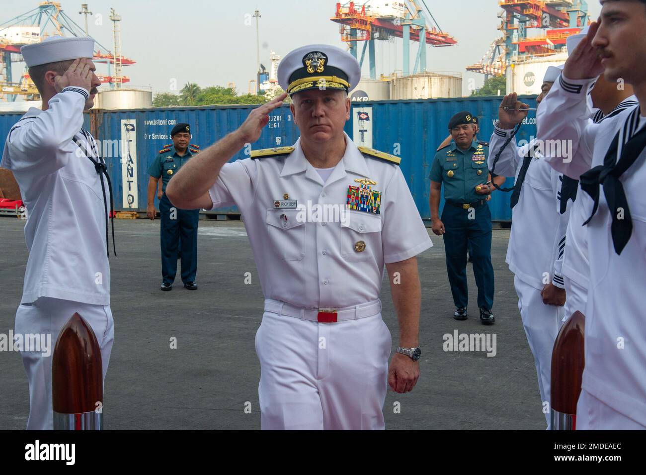 JAKARTA, Indonesia (July 22, 2022) – U.S. Navy Rear Adm. Rick Seif ...