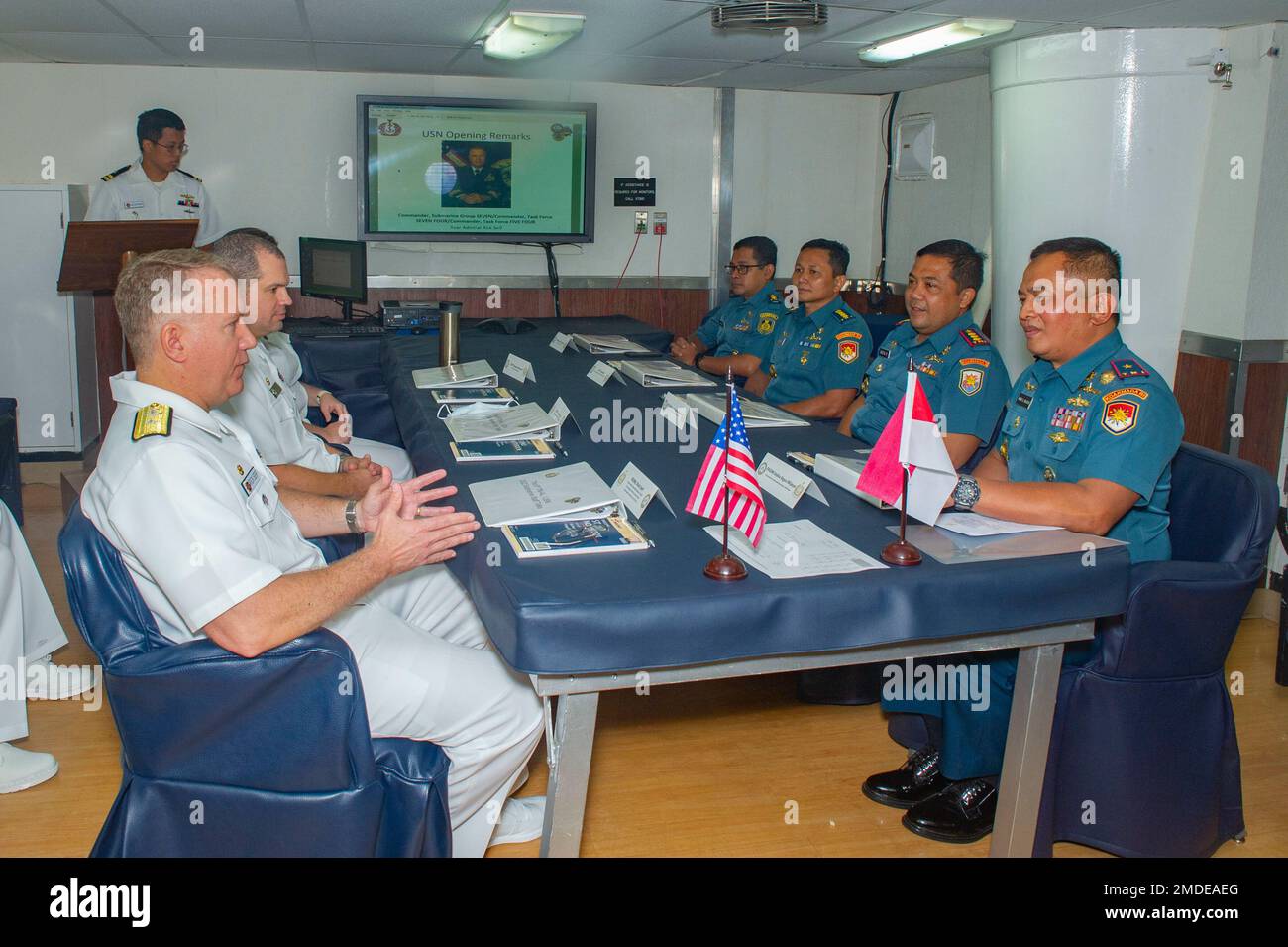 JAKARTA, Indonesia (July 22, 2022) - The Emory S Land-class submarine ...