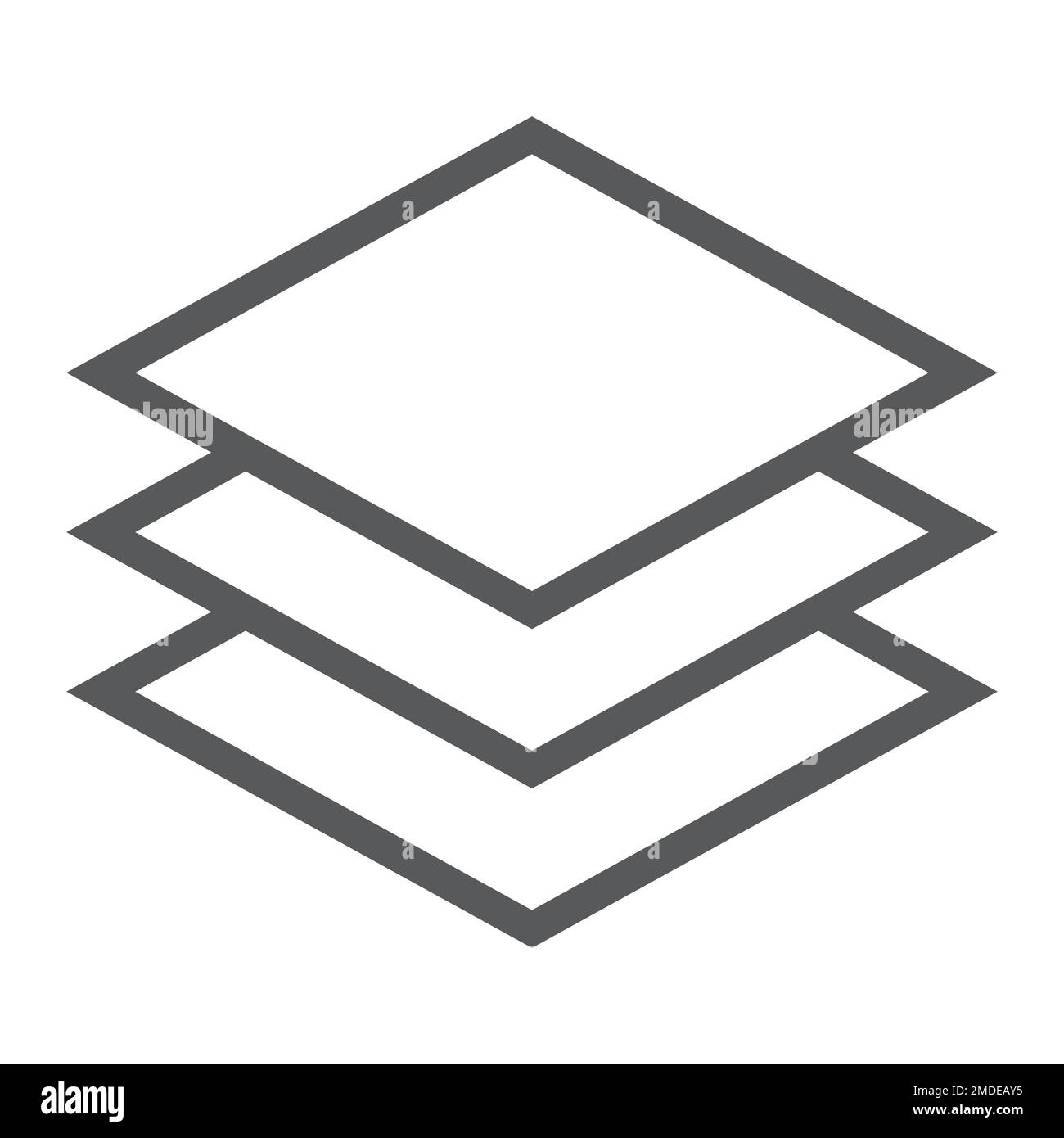 Layers line icon, tools and design, instruments sign, vector graphics ...