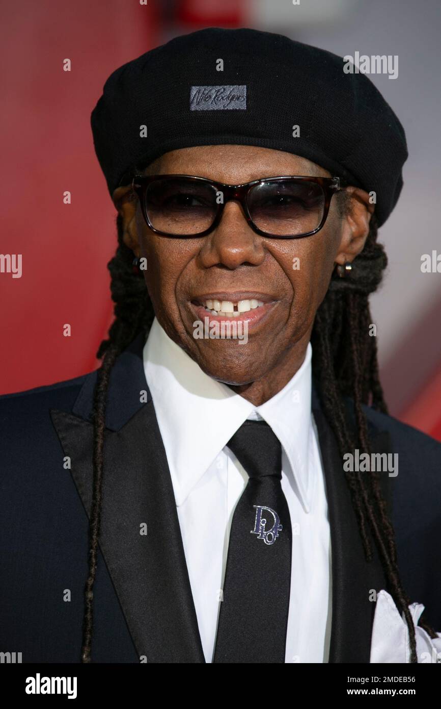 Nile Rodgers poses for photographers upon arrival for the World ...