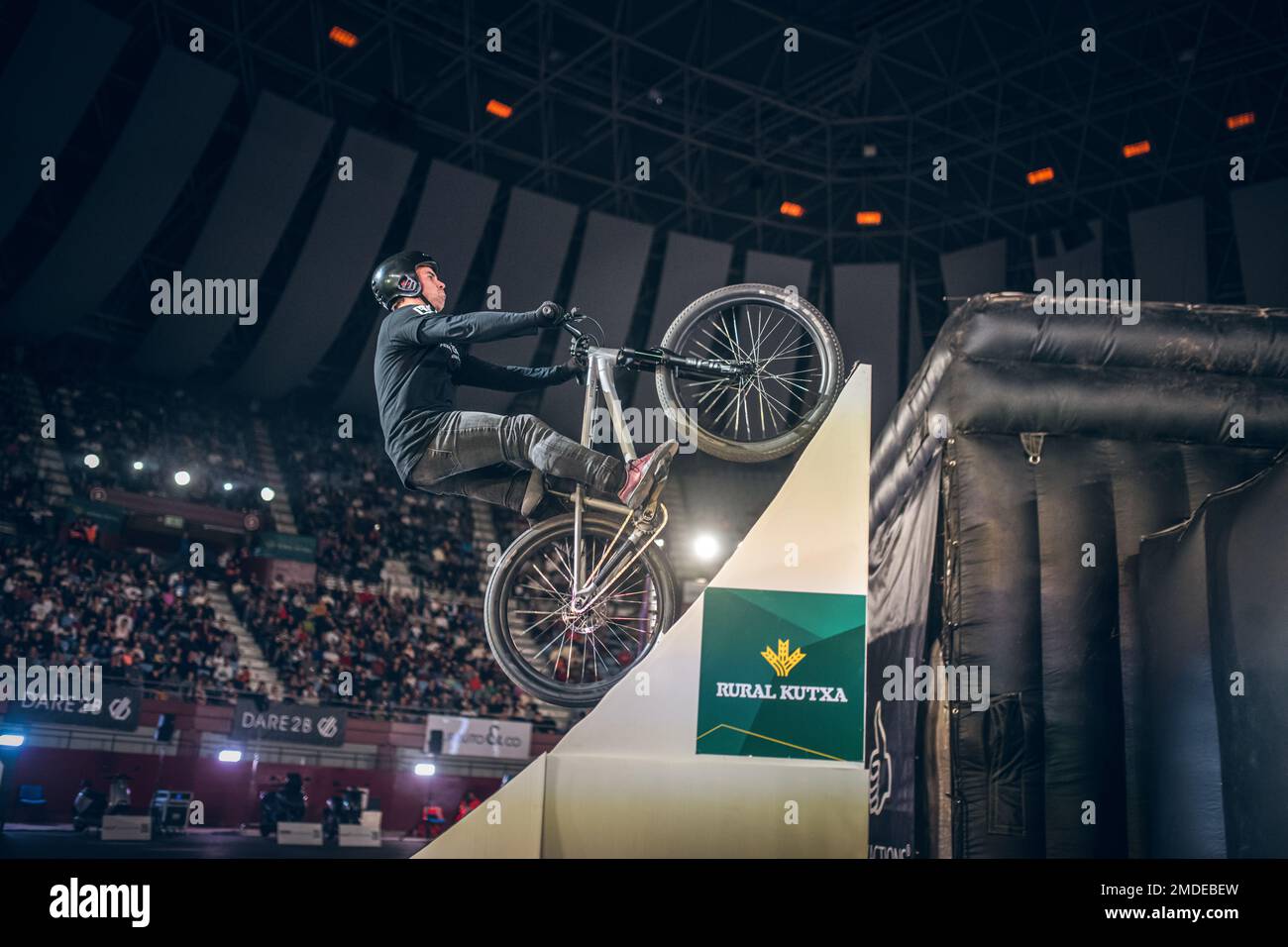 Bmx rider in action at an event in Spain Stock Photo - Alamy