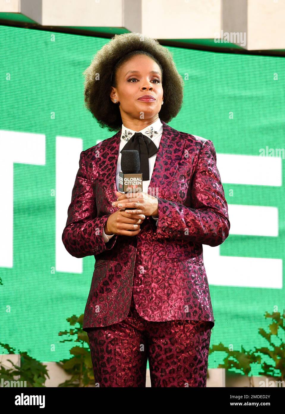 Amber Ruffin speaks at Global Citizen Live in Central Park on Saturday ...