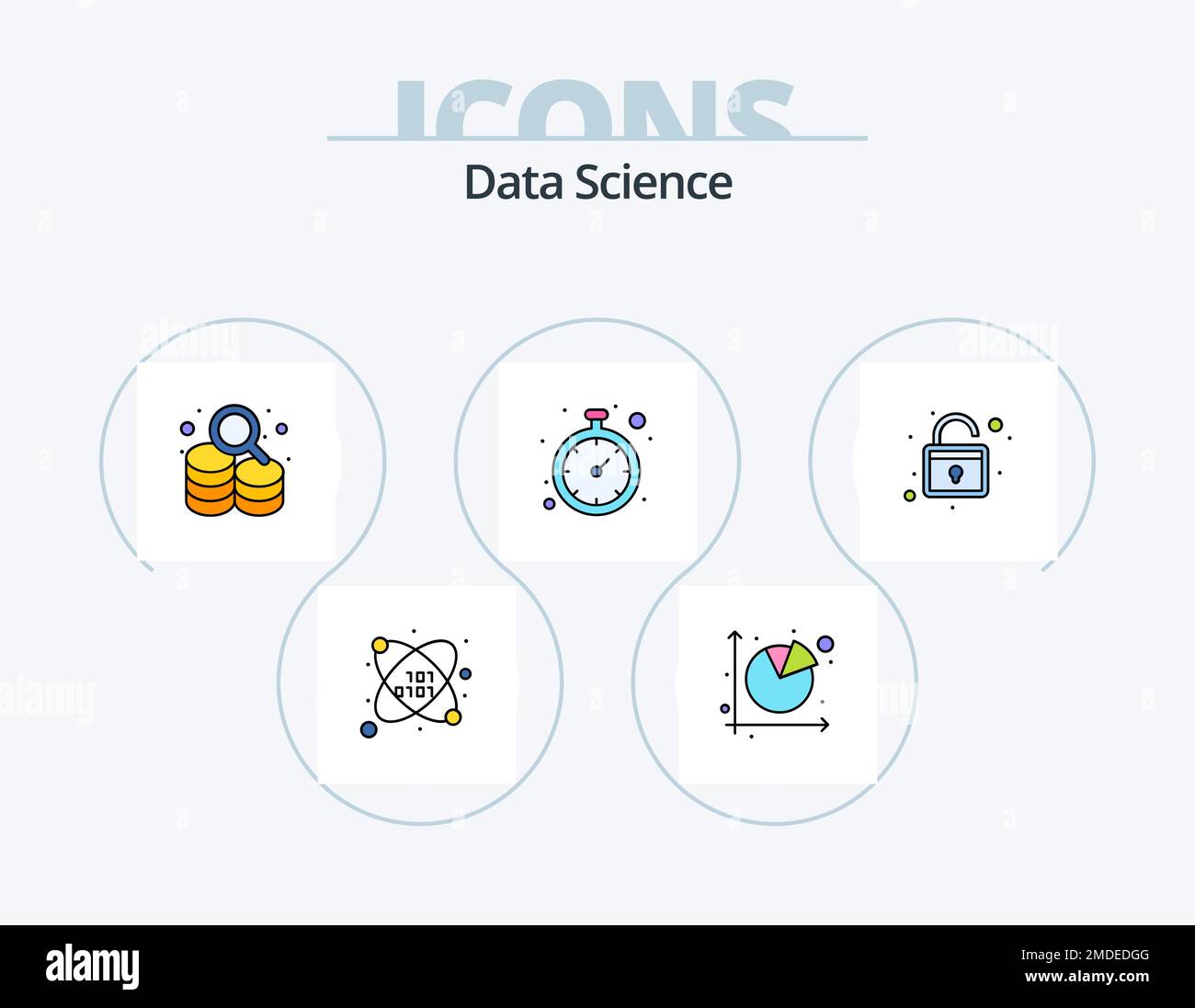 Data Science Line Filled Icon Pack 5 Icon Design. time analysis. date ... Data Science Line Filled Icon Pack 5 Icon Design. time analysis. date ...