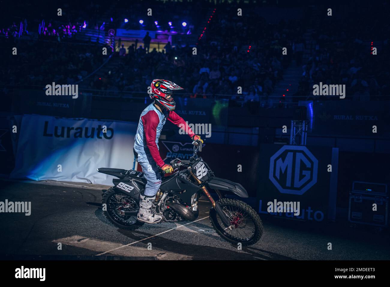 Edgar Torronteras participating in a Freestyle event in Spain Stock ...