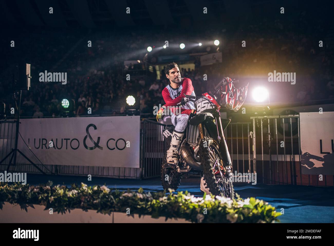 Edgar Torronteras participating in a Freestyle event in Spain Stock ...