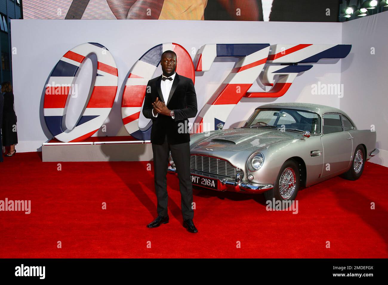 Stormzy poses for photographers upon arrival for the World premiere of ...