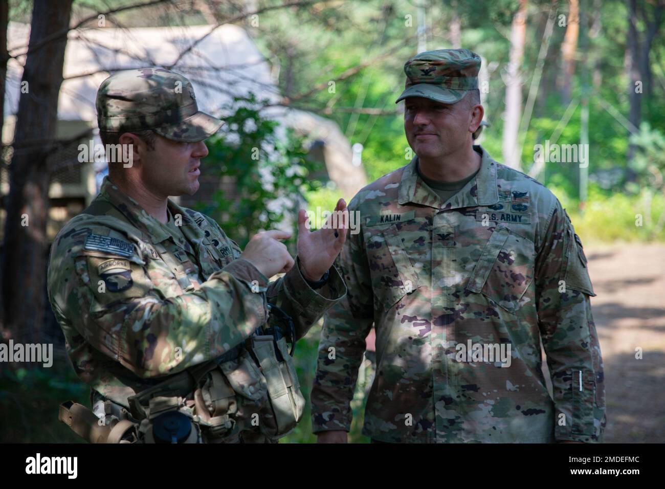U. S. Army Maj. Doug Patterson, Executive Officer, 1st Battalion, 181st ...