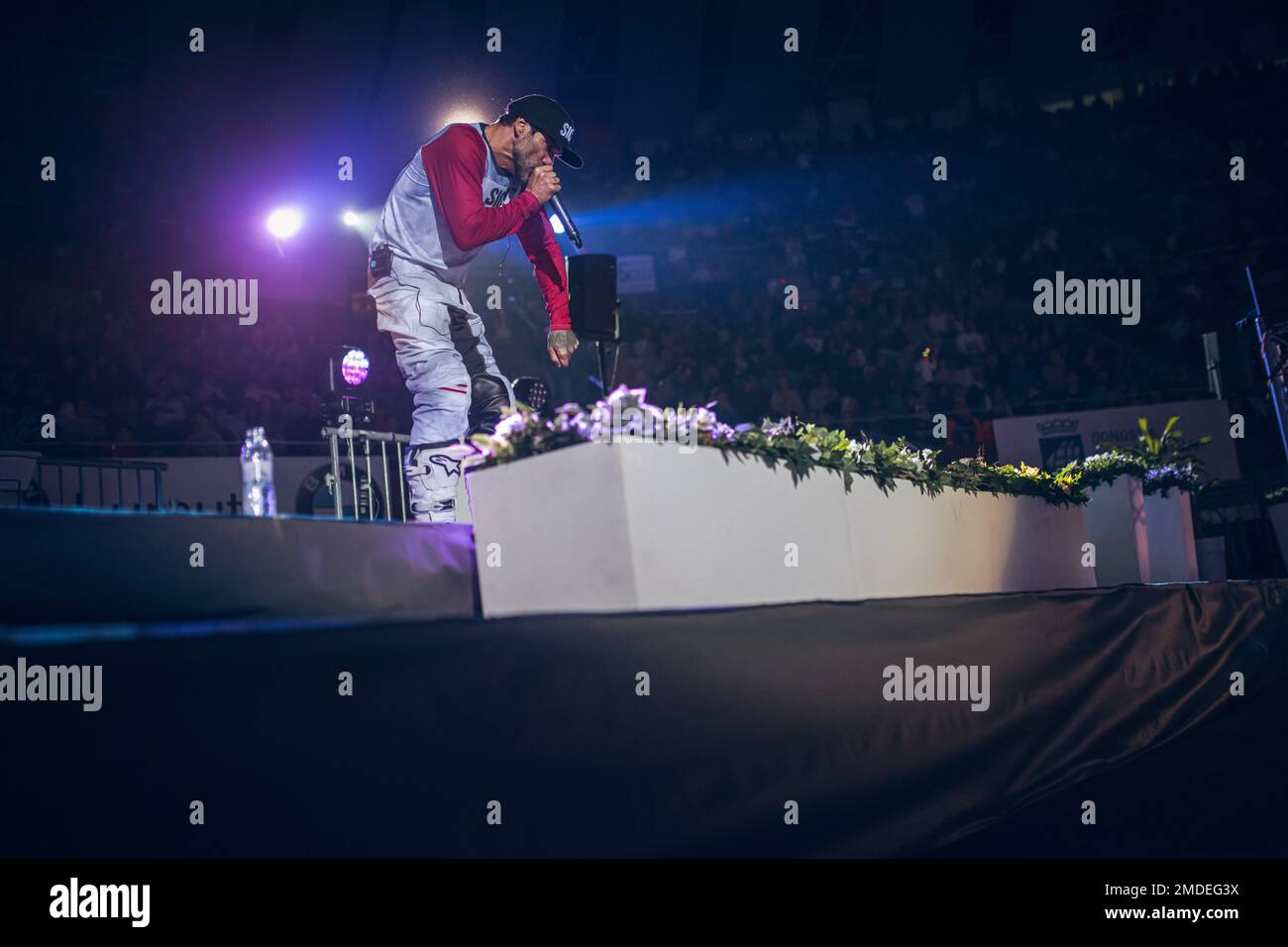Edgar Torronteras participating in a Freestyle event in Spain Stock ...
