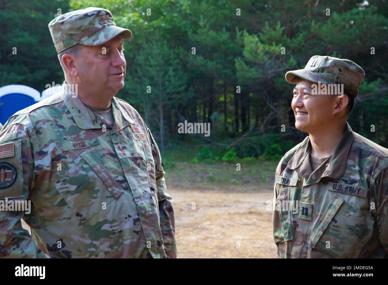 U. S. Air Force Maj. Gen. Gary W. Keefe, the Adjutant General of the ...