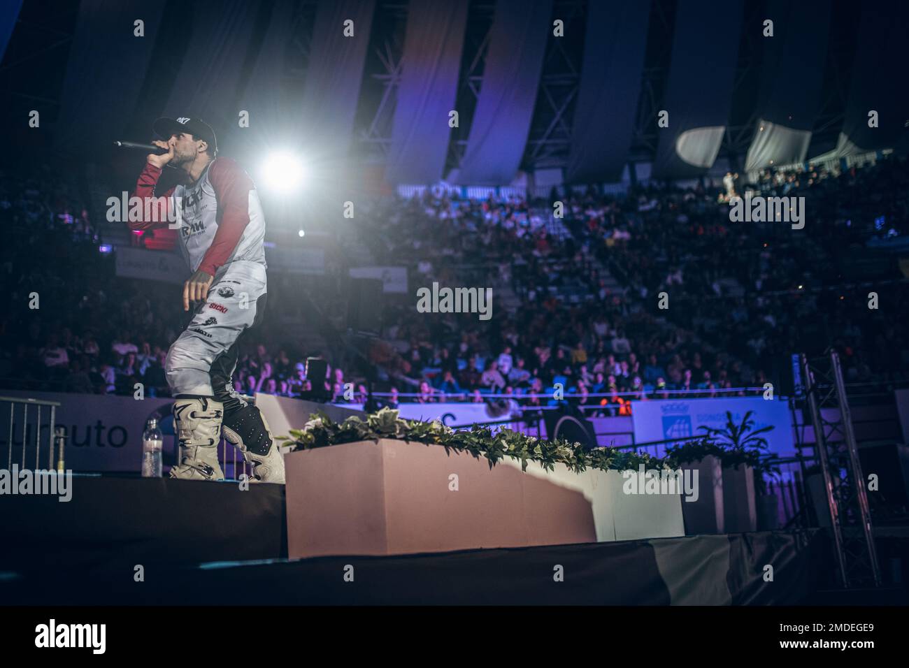 Edgar Torronteras participating in a Freestyle event in Spain Stock ...