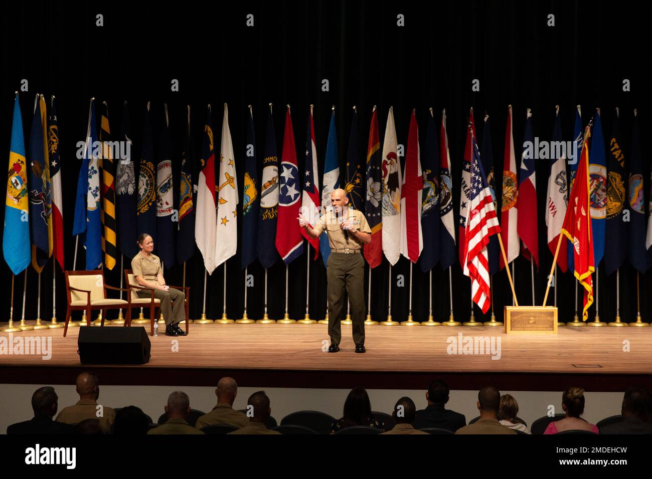 U.S. Marine Corps Lt. Gen. Kevin M. Iiams, commanding general of ...