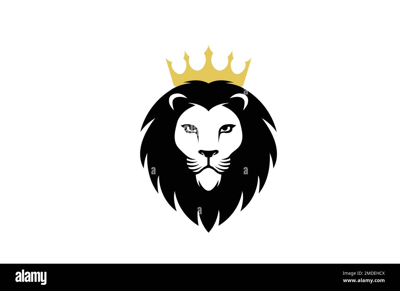 Royal Lion Crown Logo Vector Design Icon Symbol Illustration Stock ...