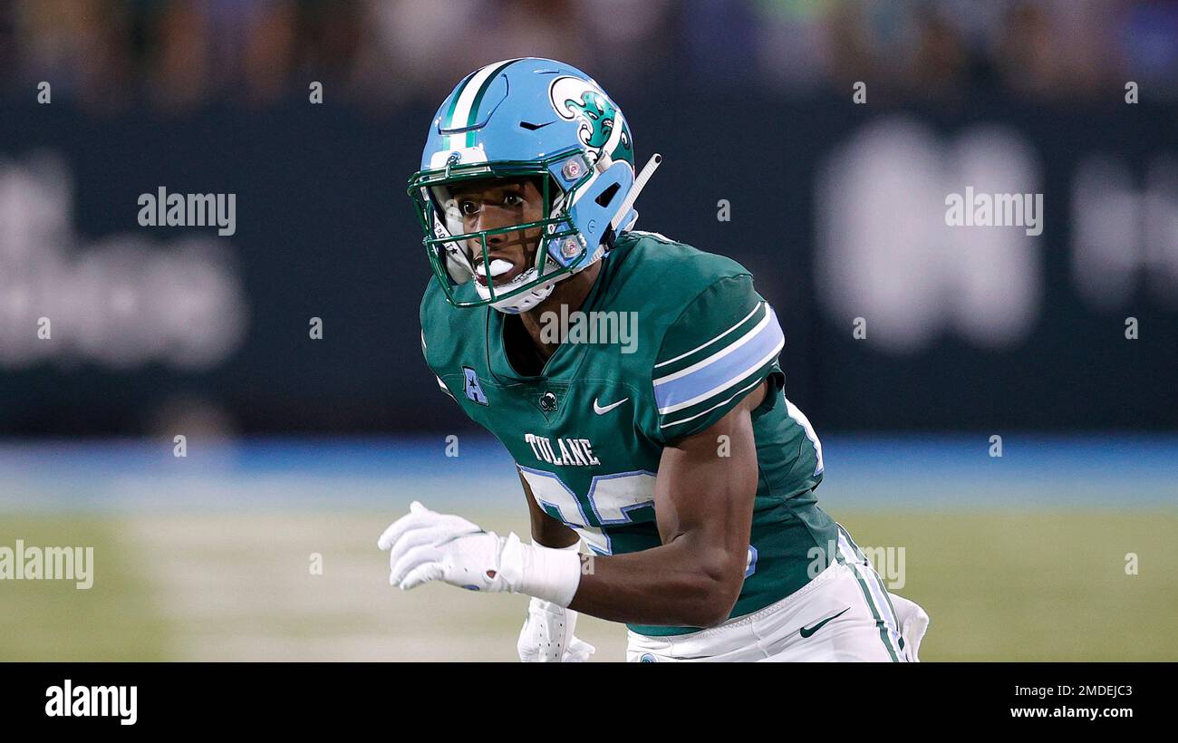Tulane wide receiver Jaetavian Toles (23) in action during an NCAA ...