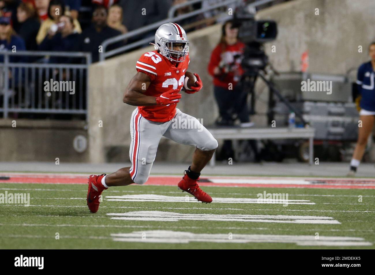 Ohio State running back Master Teague plays against Akron during an ...