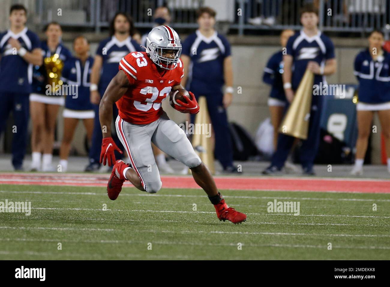 Ohio State running back Master Teague plays against Akron during an ...