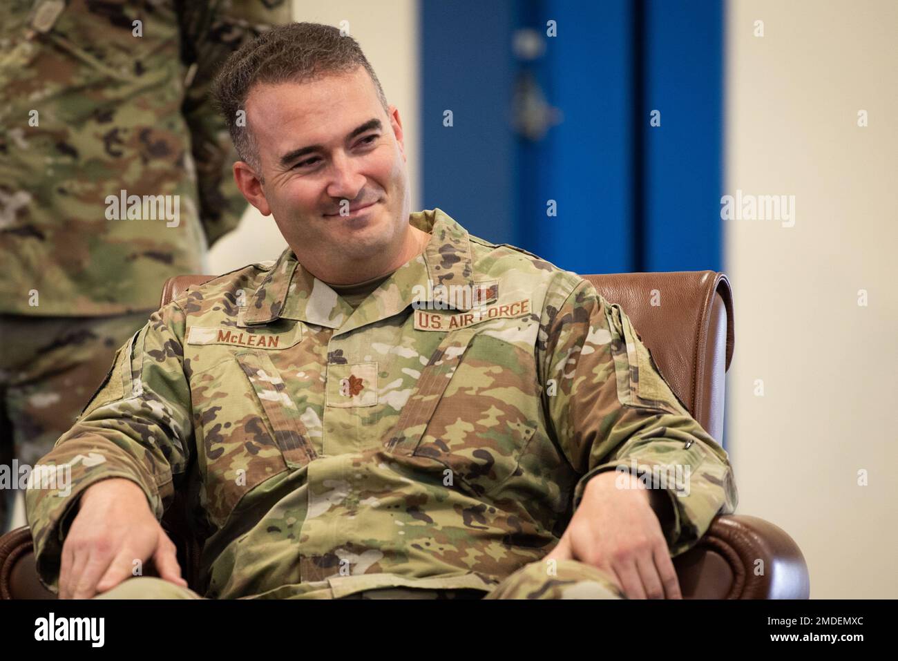 Maj. Vincent McLean, 51st Logistics Readiness Squadron incoming ...