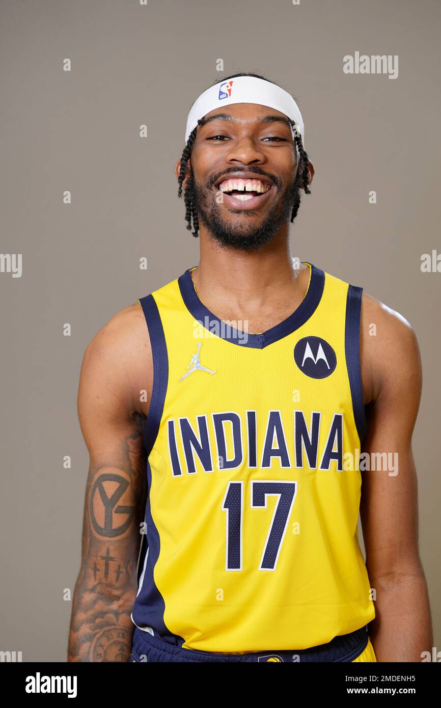 Indiana Pacers guard DeJon Jarreau (17) poses for a portrait during the ...