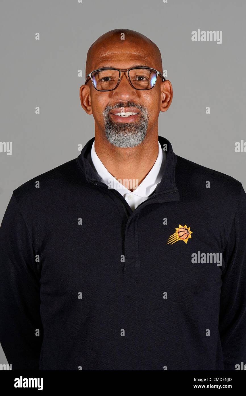 Phoenix Suns head coach Monty Williams poses during the NBA basketball ...