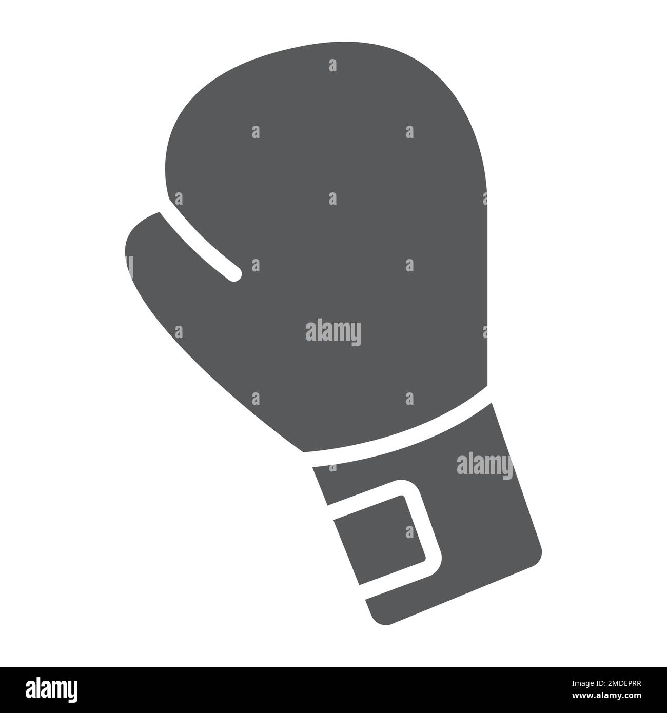Boxing glove glyph icon, equipment and sport, glove sign, vector ...