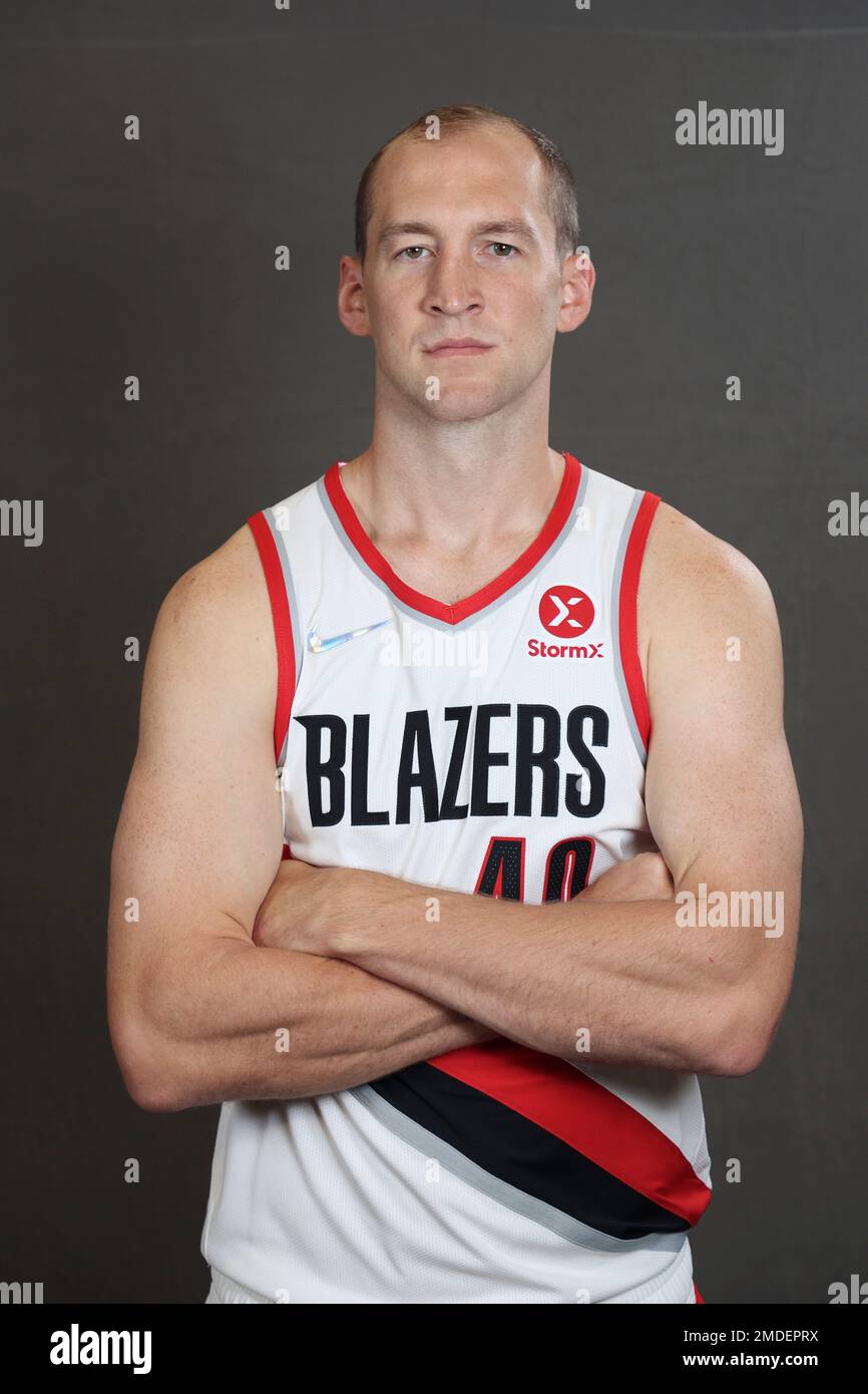 Portland Trail Blazer's Cody Zeller during the NBA basketball team's ...