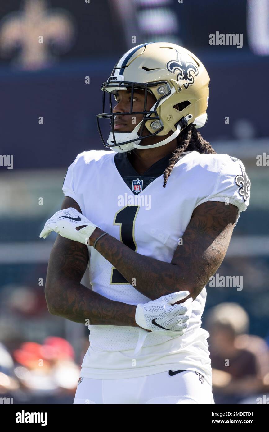 New Orleans Saints wide receiver Marquez Callaway (1) prior to an NFL ...