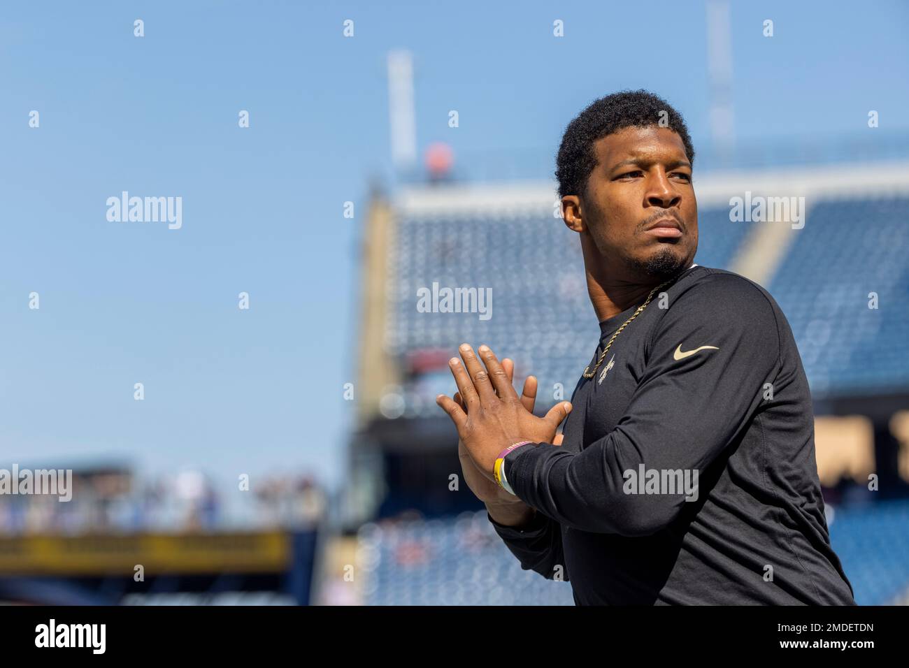 New Orleans Saints quarterback Jameis Winston (2) prior to an NFL ...