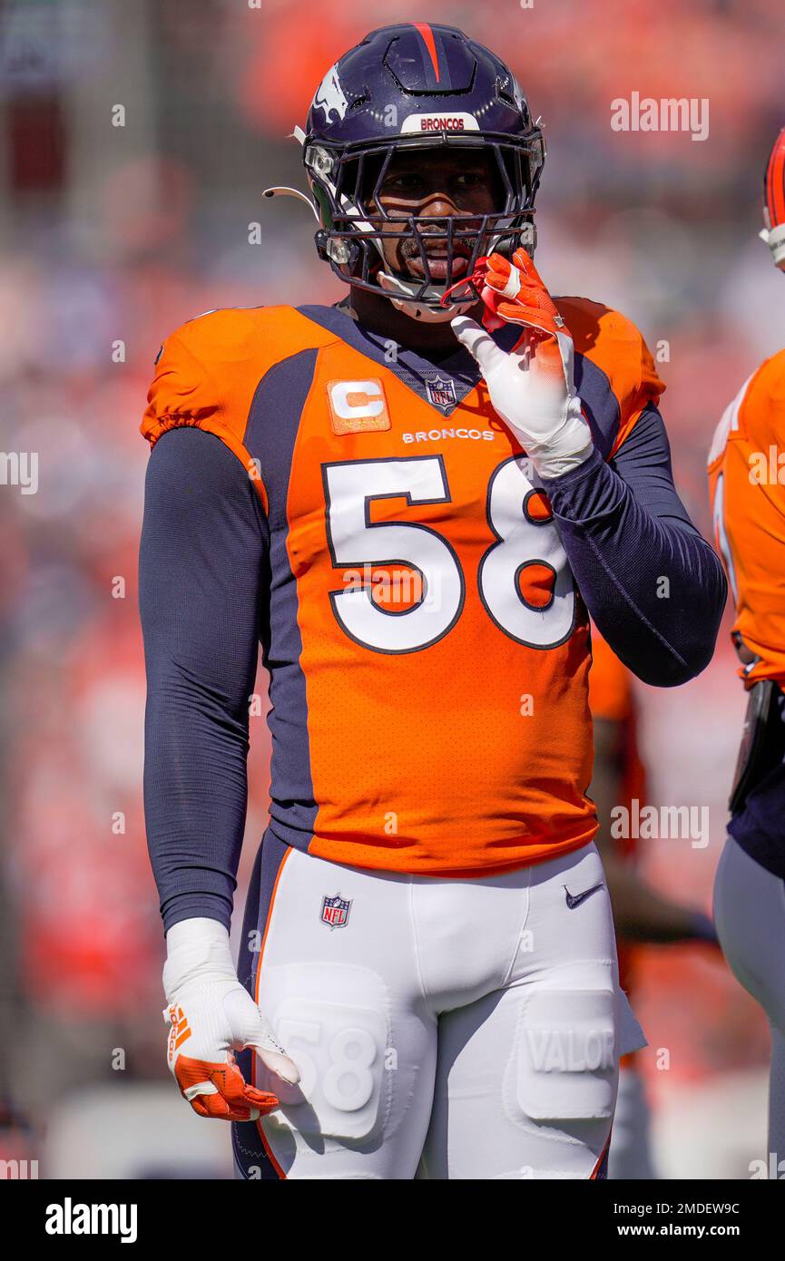 Von Miller Broncos Denver Broncos Outside Linebacker Von Miller (58)