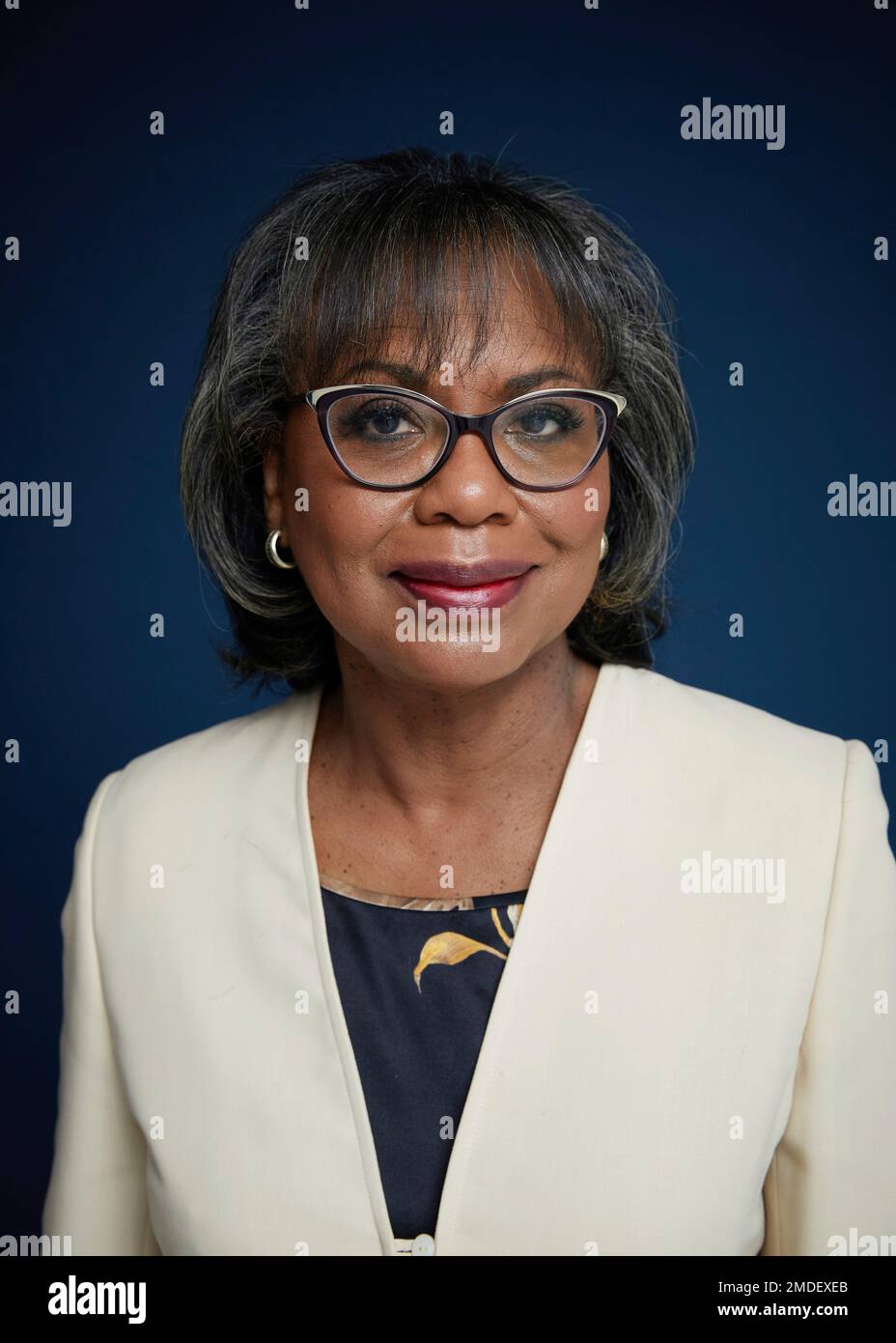 Anita Hill poses for a portrait in New York on Sept. 21, 2021 to ...