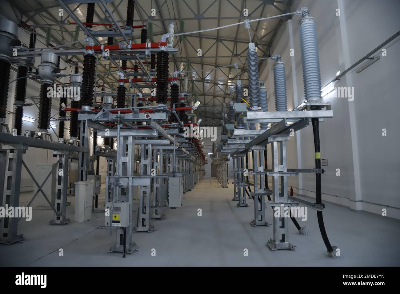 An interior of electrical substation Stock Photo - Alamy