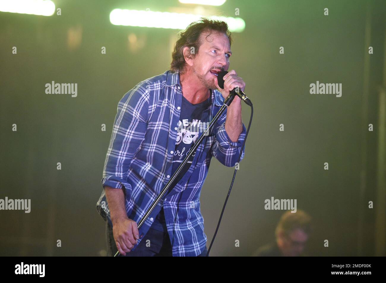 Eddie Vedder of Pearl Jam performs during the 2021 Ohana Festival on ...