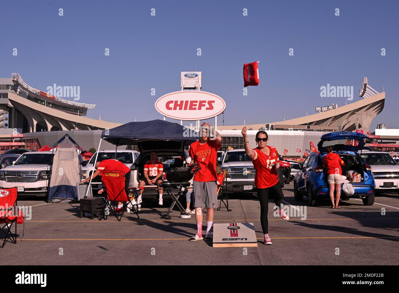 Stacey Grosekemper of Kansas City, Mo, and her son, Caleb Garrison ...