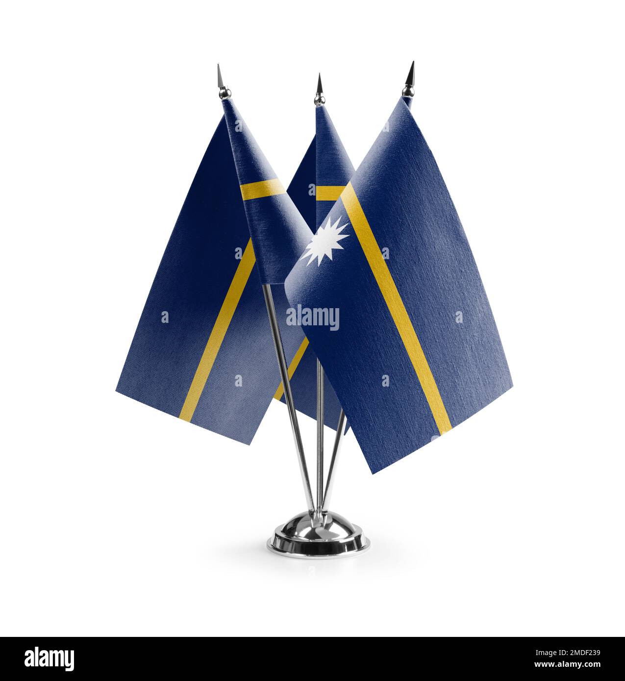 Small national flags of the Nauru on a white background Stock Photo - Alamy