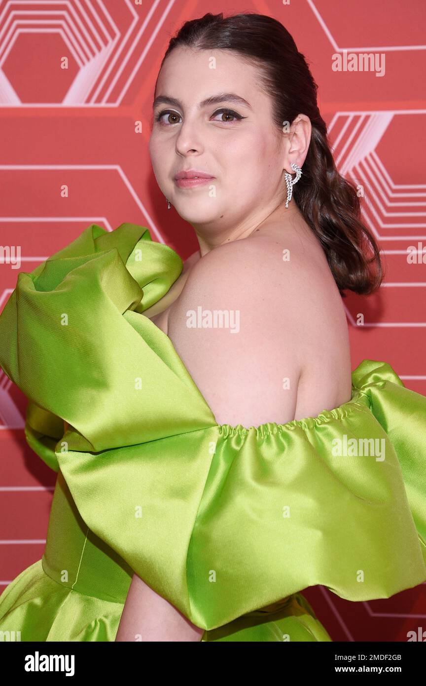 Beanie Feldstein arrives at the 74th annual Tony Awards at Winter ... Beanie Feldstein arrives at the 74th annual Tony Awards at Winter ...