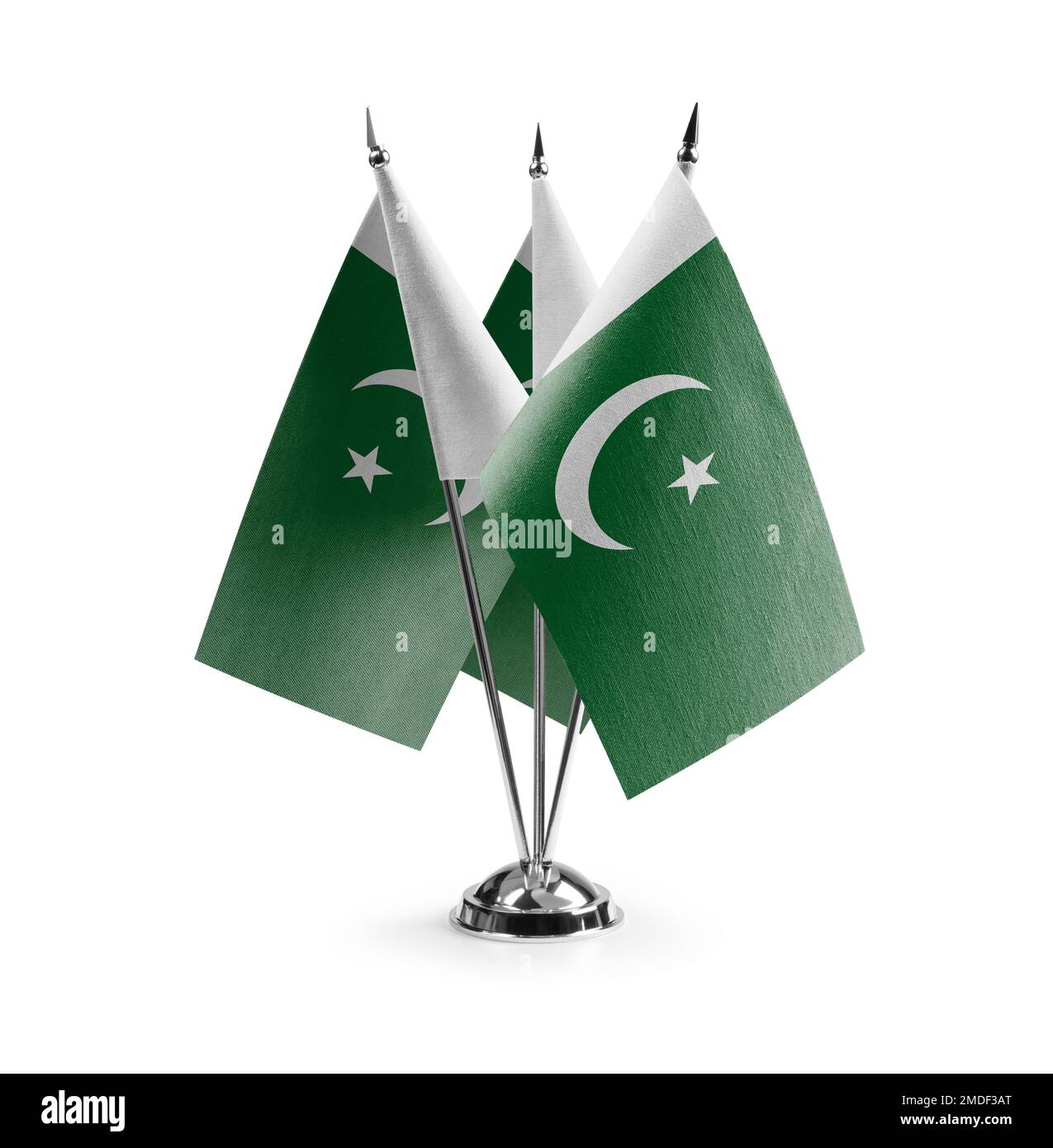 Small national flags of the Pakistan on a white background Stock Photo ...