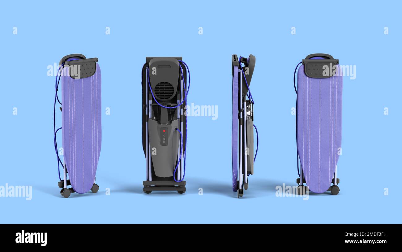 modern Ironing boards and iron 3d render on blue gradient Stock Photo ...