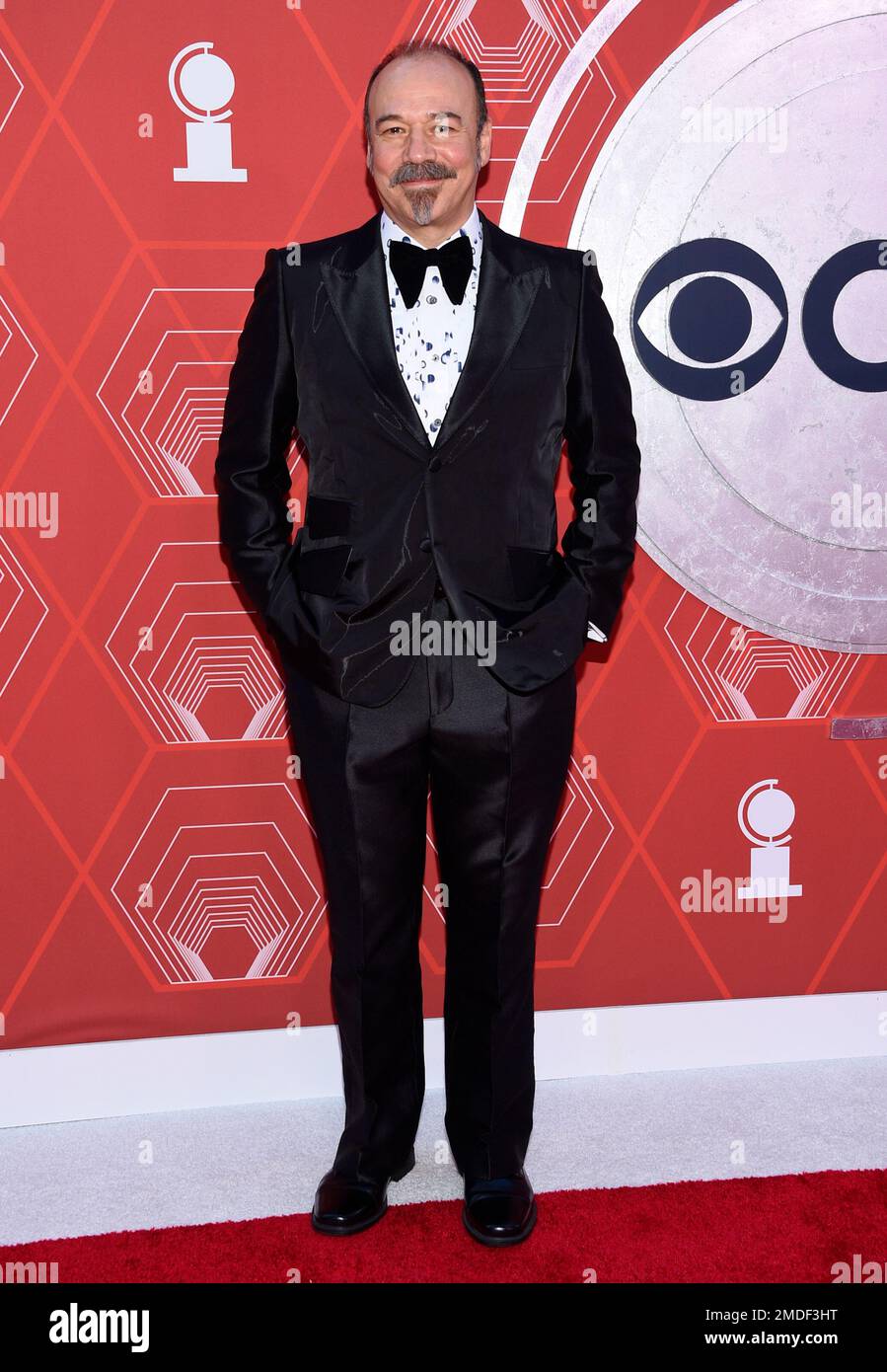 Danny Burstein arrives at the 74th annual Tony Awards at Winter Garden ...
