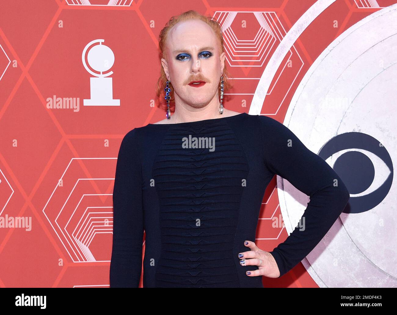 Chris Giarmo arrives at the 74th annual Tony Awards at Winter Garden ...