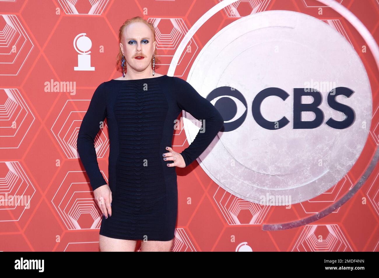 Chris Giarmo arrives at the 74th annual Tony Awards at Winter Garden ...