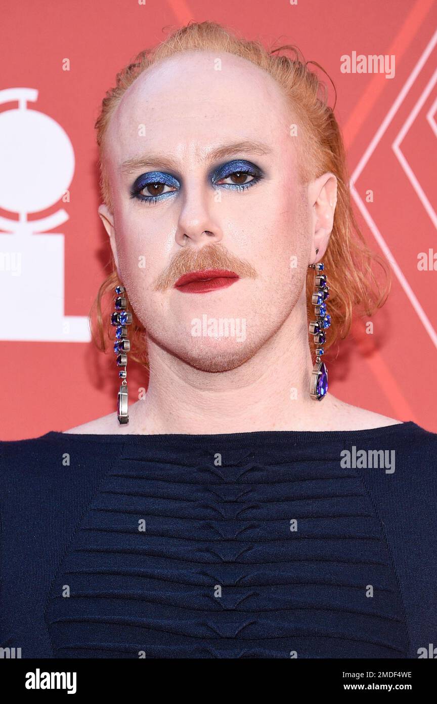 Chris Giarmo arrives at the 74th annual Tony Awards at Winter Garden ...
