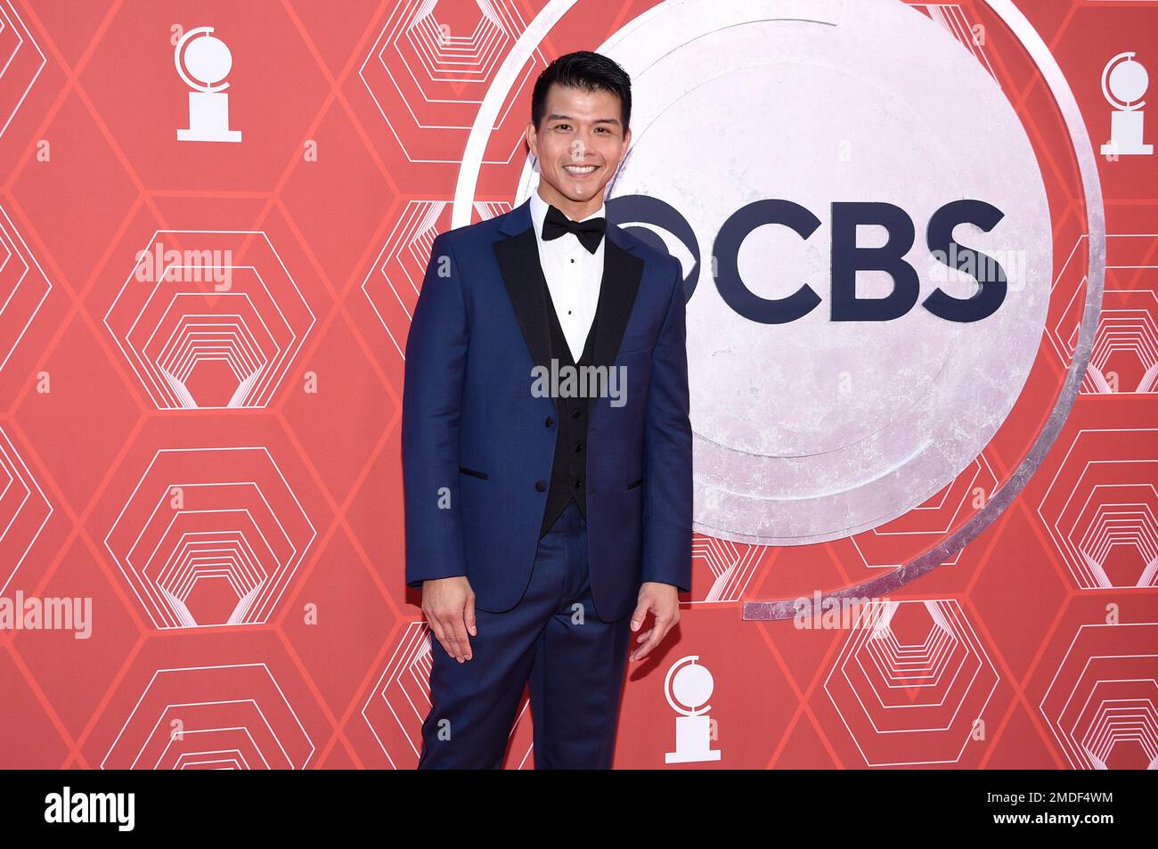 Telly Leung arrives at the 74th annual Tony Awards at Winter Garden ...