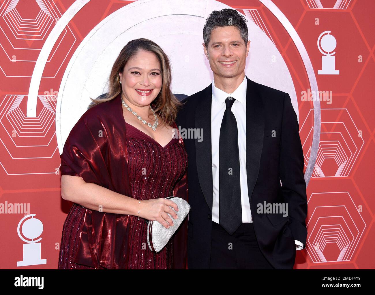 Rita Pietropinto, left, and Tom Kitt arrive at the 74th annual Tony ...