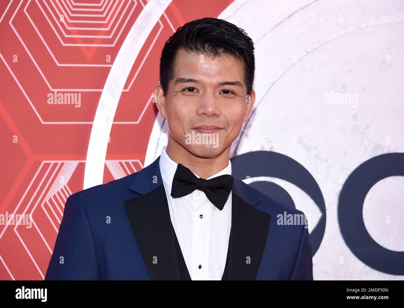 Telly Leung arrives at the 74th annual Tony Awards at Winter Garden ...