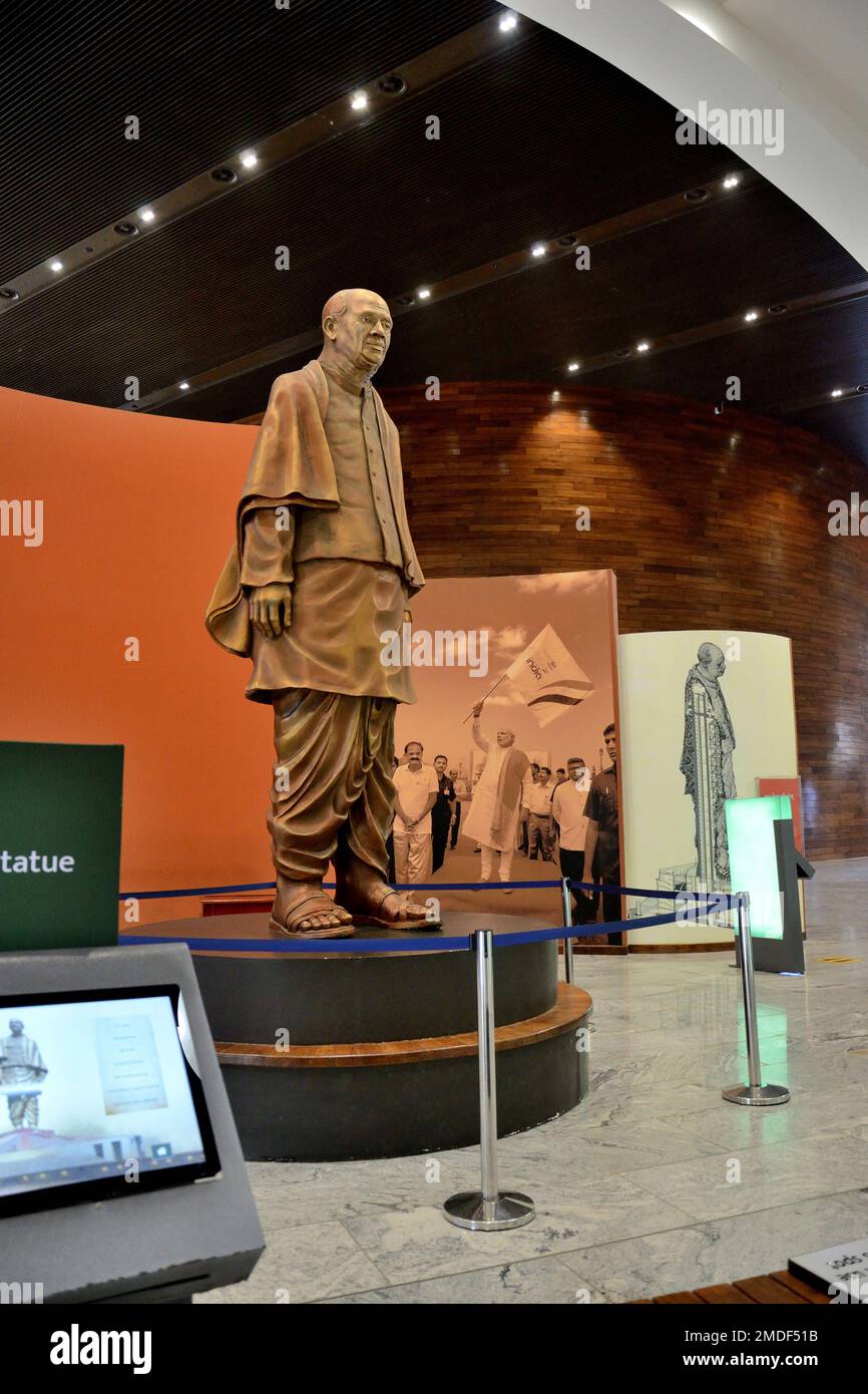 Statue Of Unity Museum, colossal statue of Vallabhbhai Patel, tallest ...