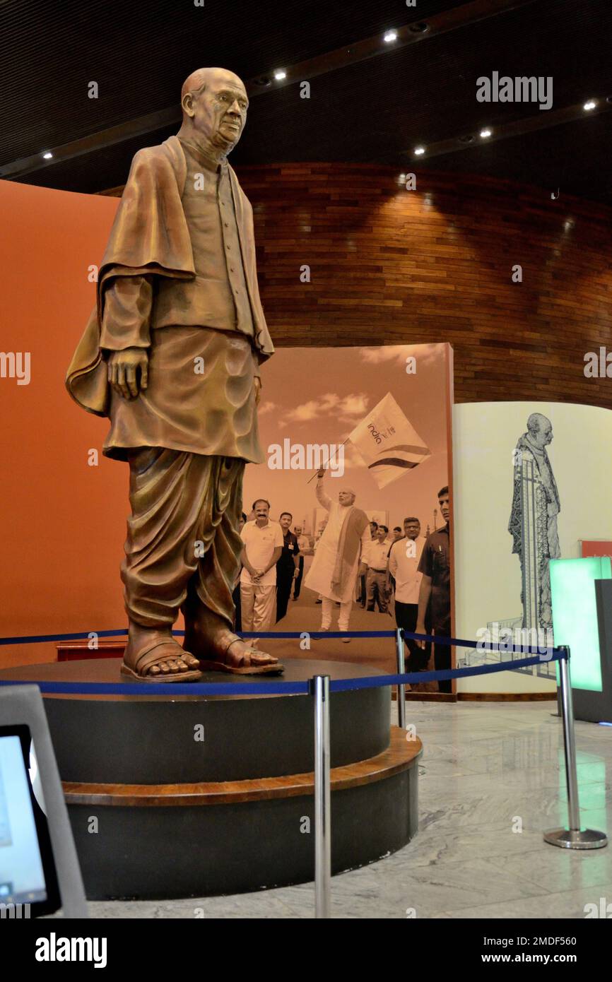 Statue Of Unity Museum, colossal statue of Vallabhbhai Patel, tallest ...